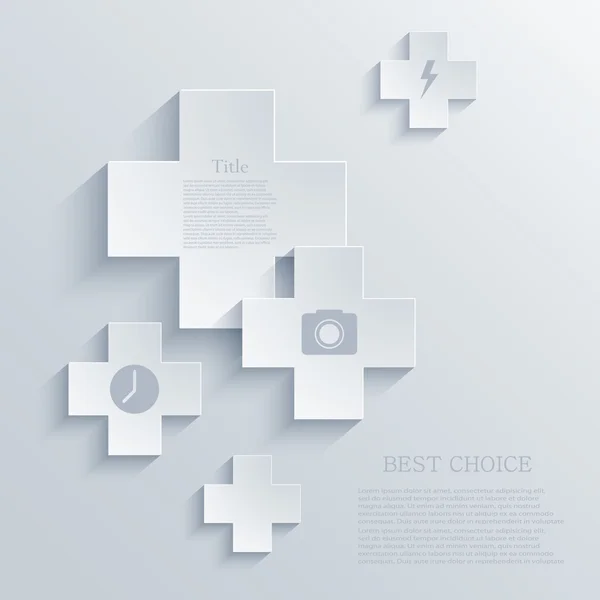 Cruz moderna imágenes de stock de arte vectorial | Depositphotos