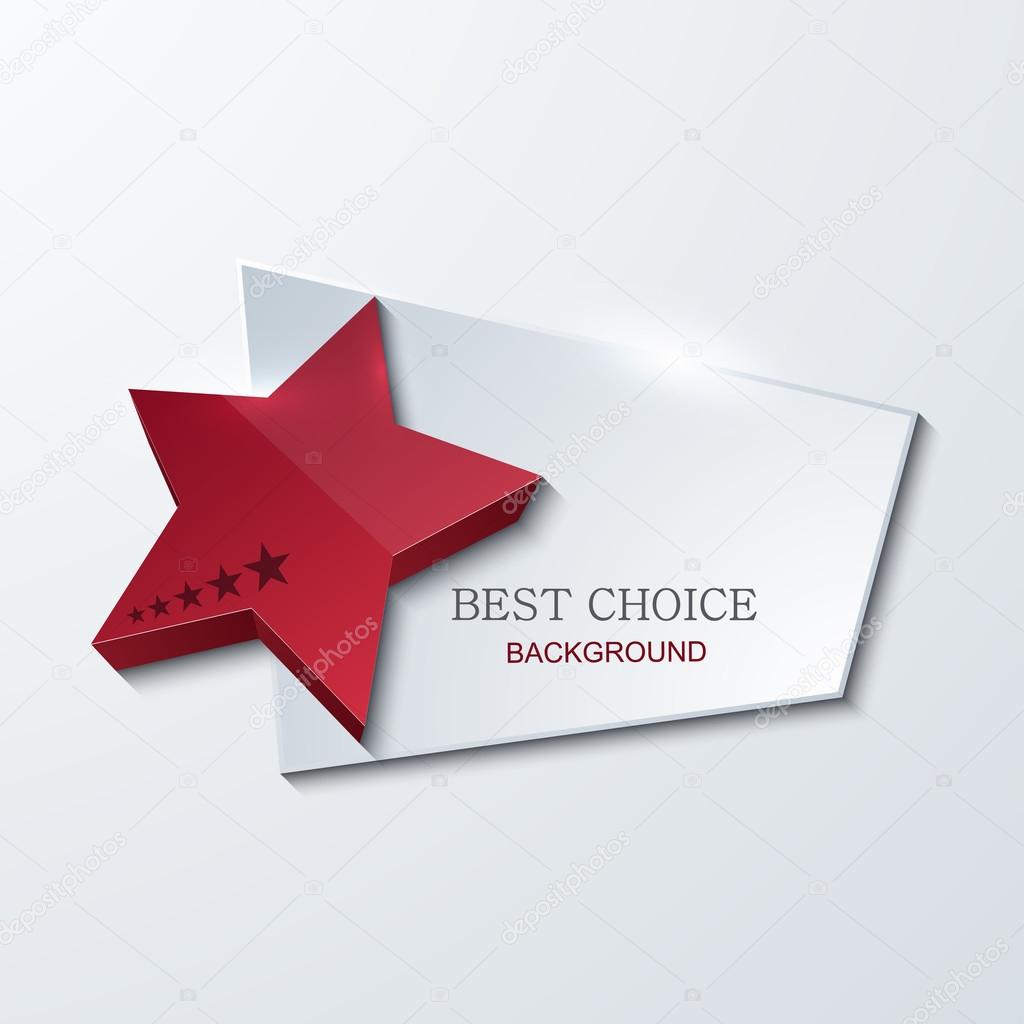 Vector modern star banner background. Stock Vector by ©trambo 47491701