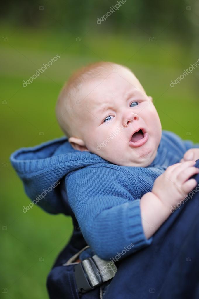 Cute Crying Baby Boy