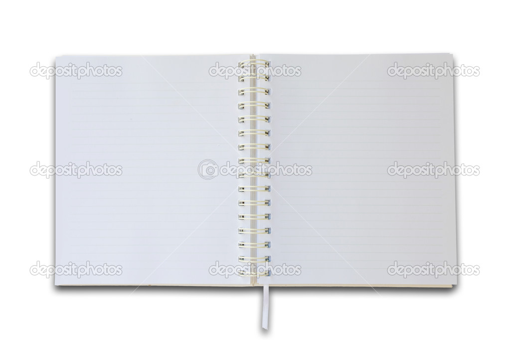 Open notebook — Stock Photo © WitthayaP #12725766