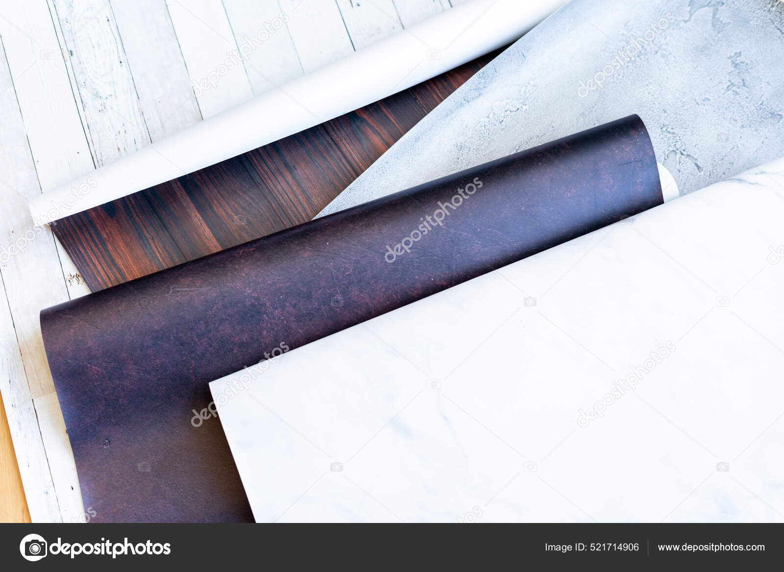 Flat Lay Variety Vinyl Backgrounds Food Photography Stock Photo by ...