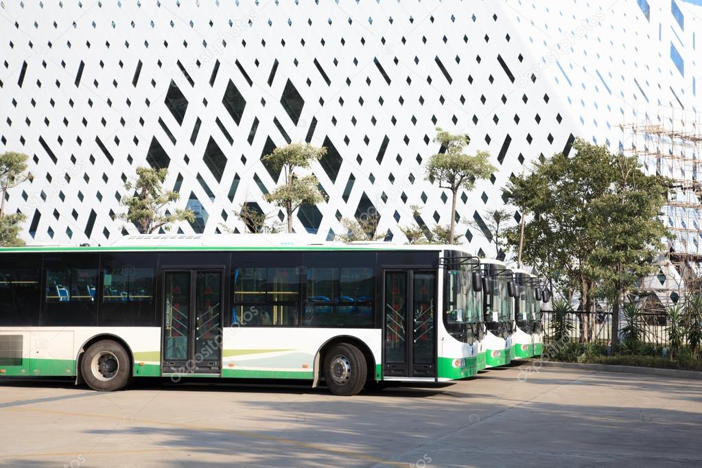 Buses at Bus Station — Stock Photo © redstone #18873243