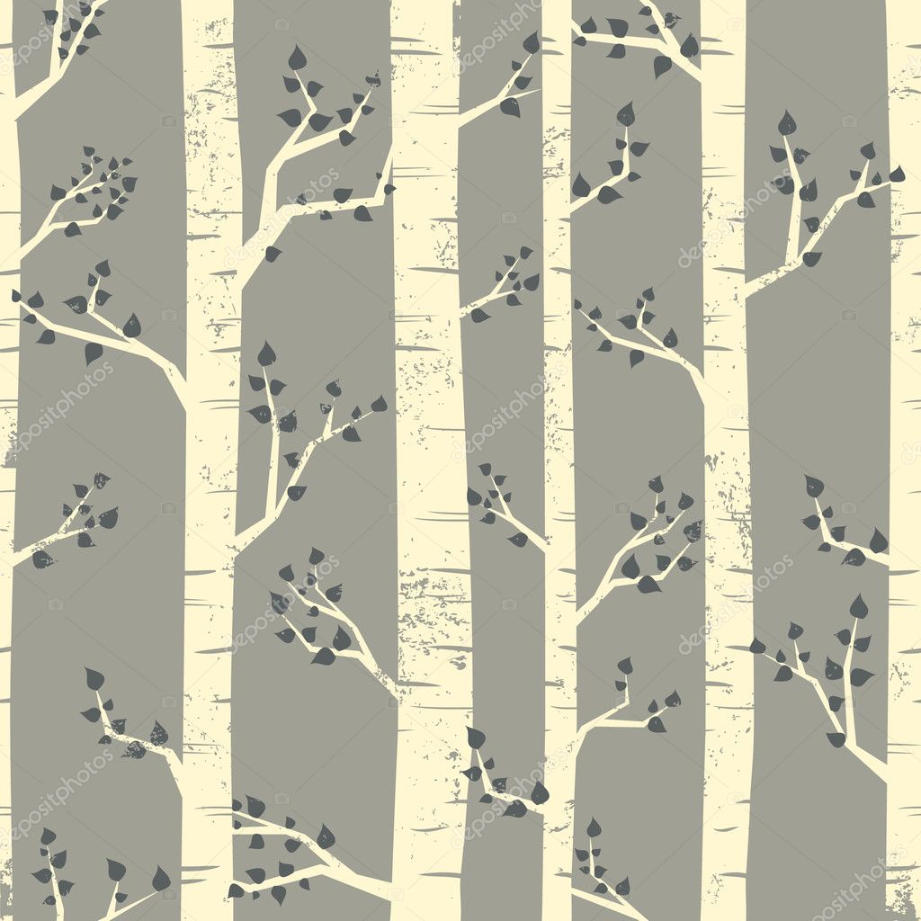 Birch Forest Background Stock Vector Image by ©ivaleks #12880652
