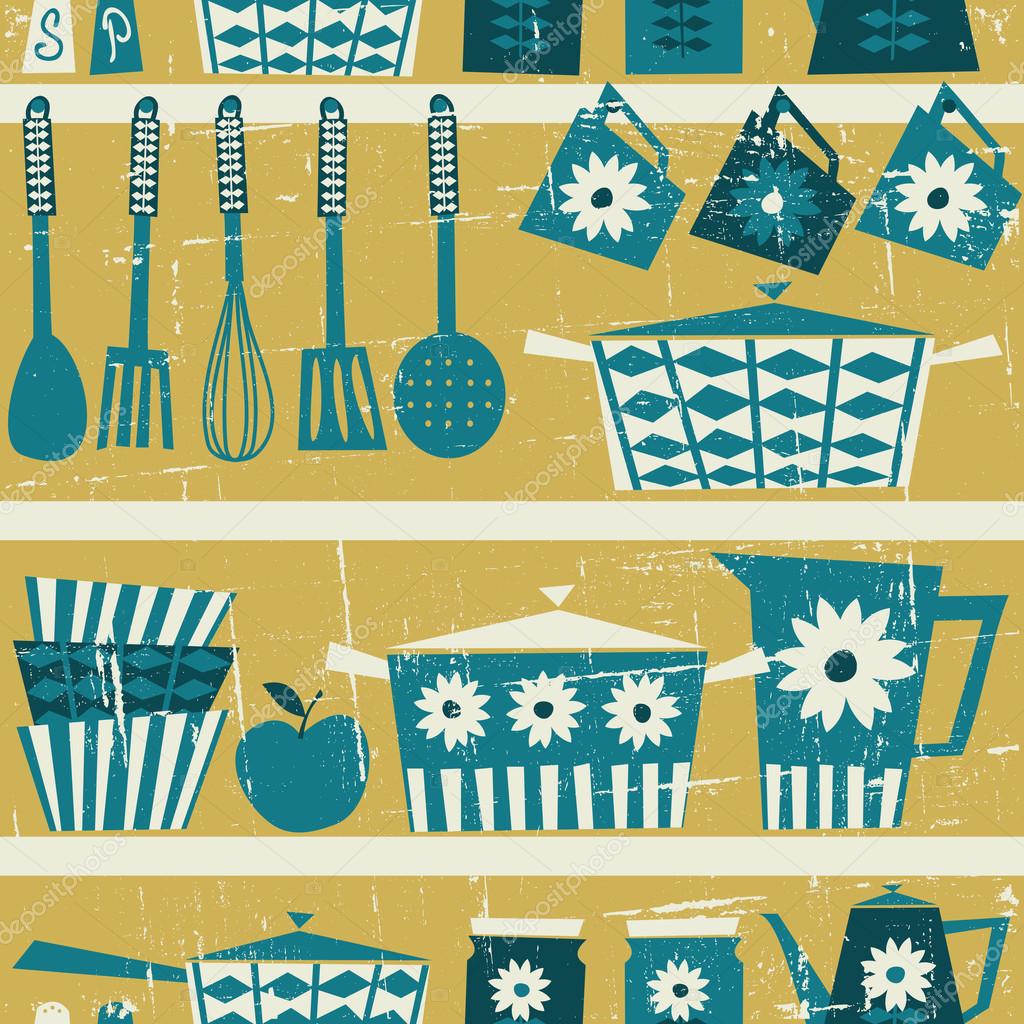 Vintage Kitchen Vector