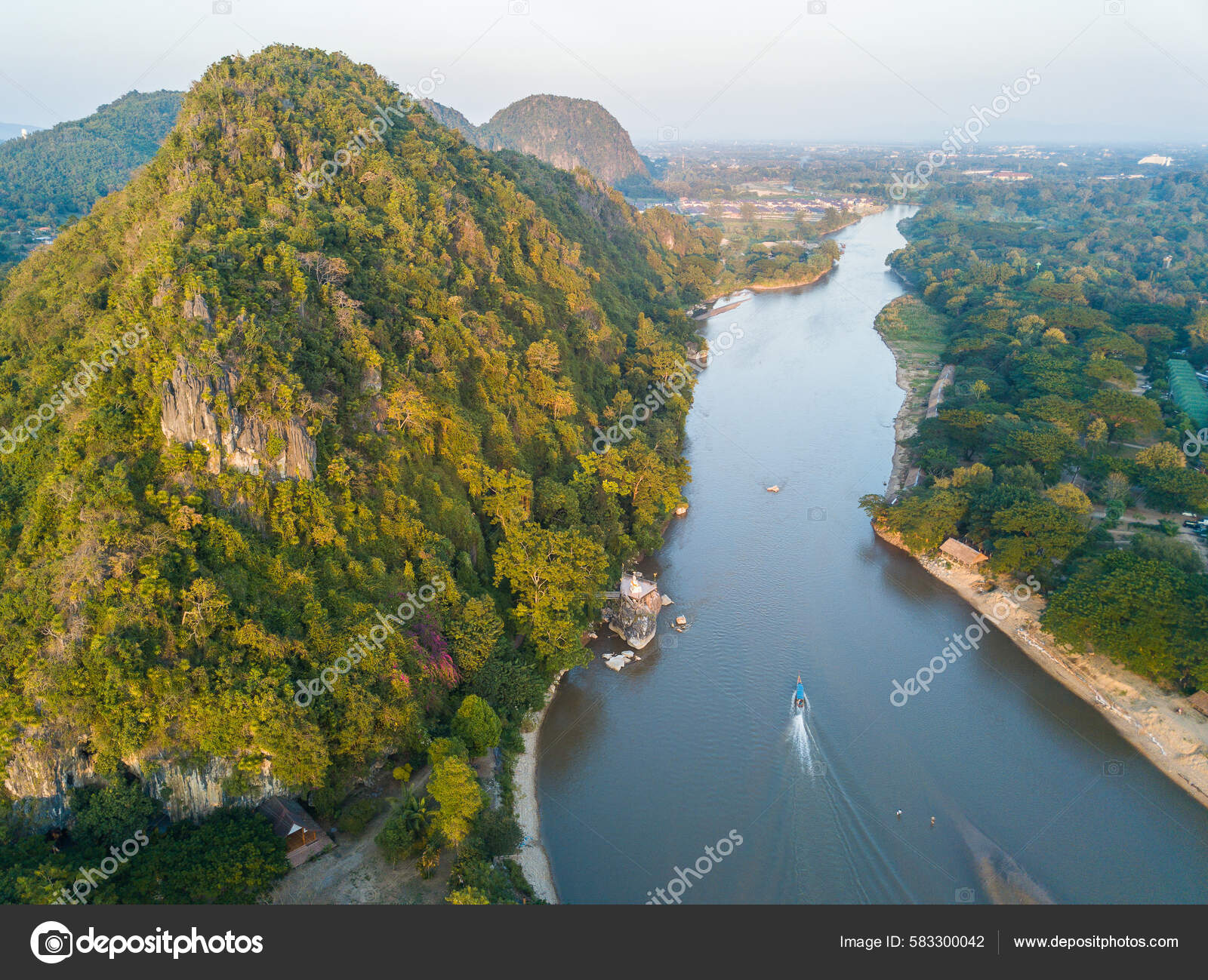 Long Tail Boat Ride Mae Kok River Nearly Chiang Rai — Stock Photo ...