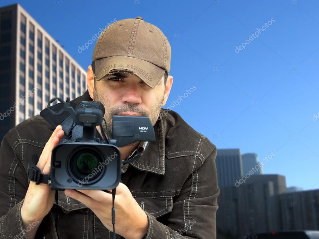 Video reporter — Stock Photo © DarioStudios #14226003