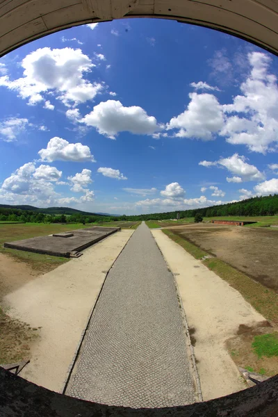 Former Nazi concentration camp Gross-Rosen in Poland — Stock Photo ...