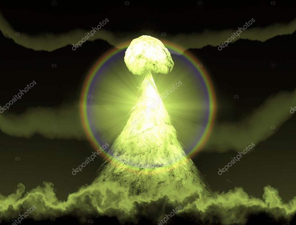 Huge nuclear explosion — Stock Photo © DarioStudios #34592851