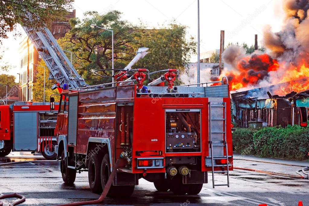 Fire in city — Stock Editorial Photo © DarioStudios #36918835