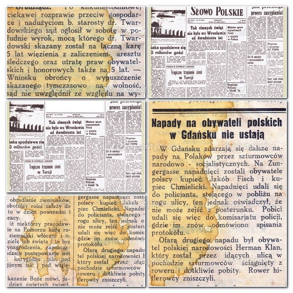 Polish old magazines — Stock Photo © DarioStudios #39505817