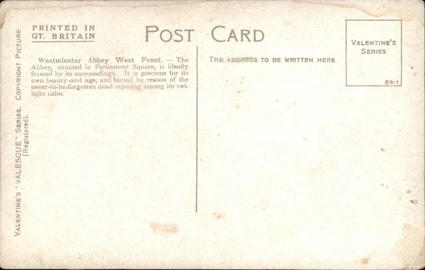 Backside of postcard Stock Photo by ©DarioStudios 46996911