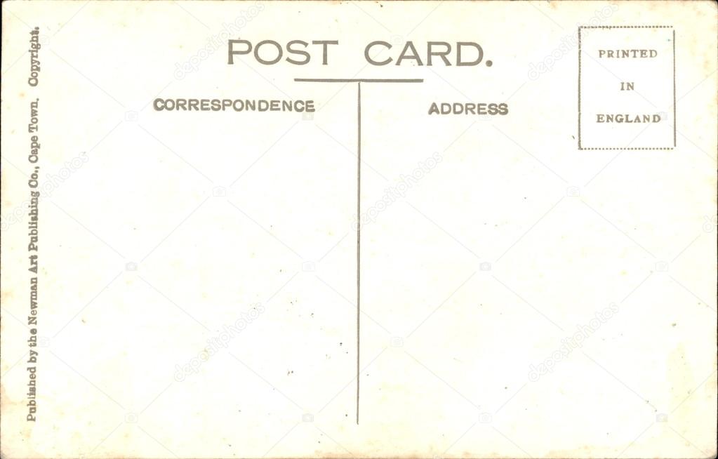 Backside of postcard Stock Photo by ©DarioStudios 46996911