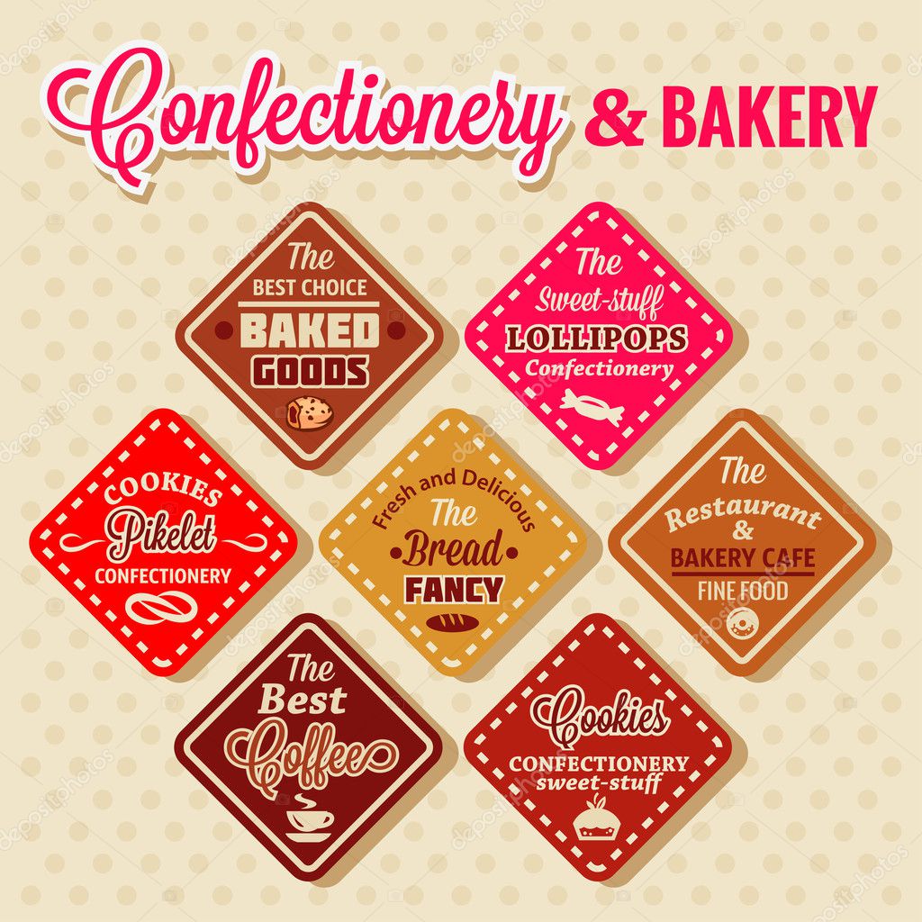 Bakery design elements — Stock Photo © Chistoprudnaya #34720835
