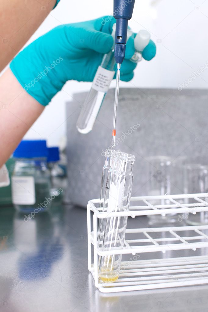 Work in lab — Stock Photo © brianholm #38862419