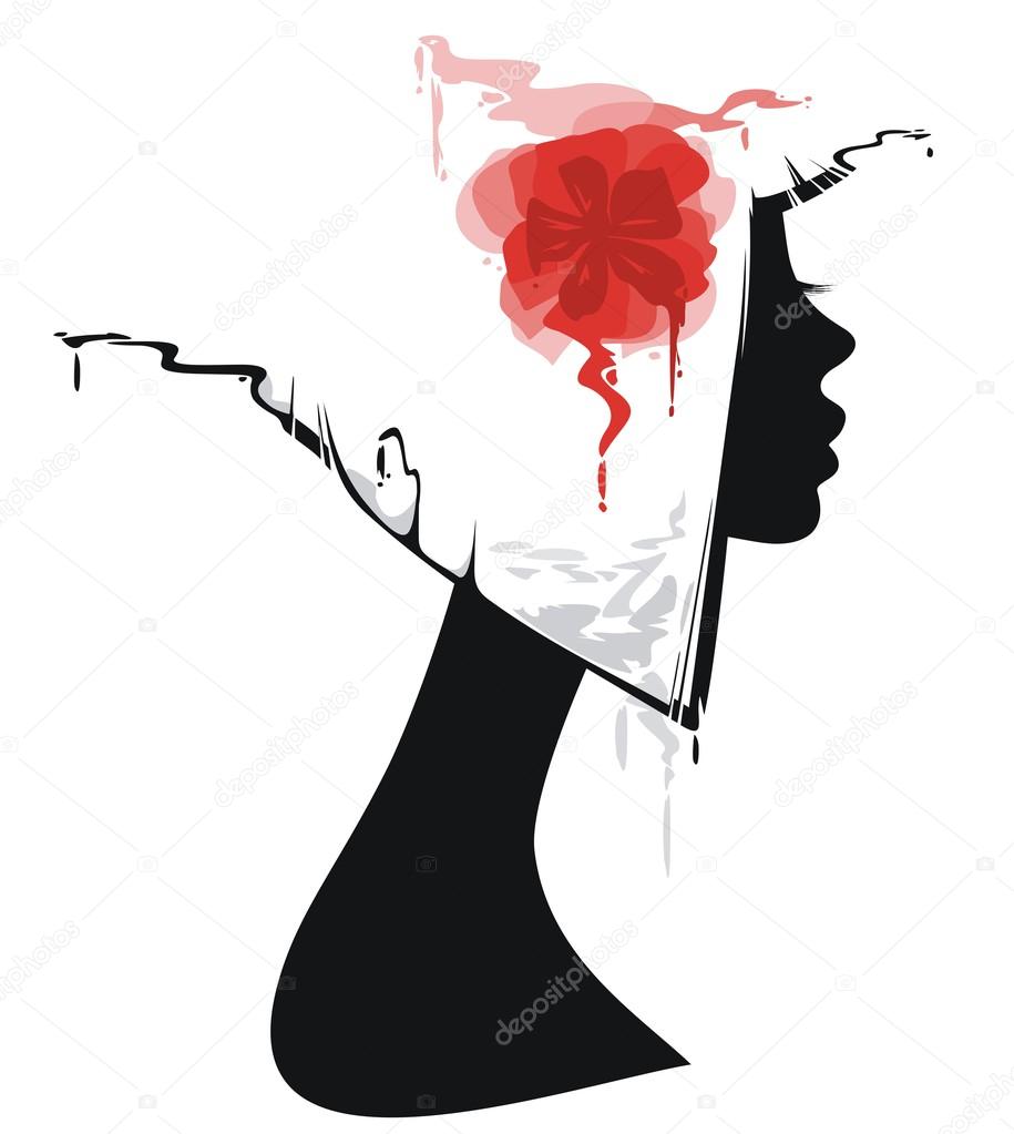 Girl portrait — Stock Vector © Svitlana #12345858