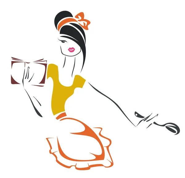 Girl portrait — Stock Vector © Svitlana #12345858