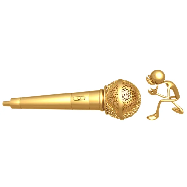 Golden mic Stock Photos, Royalty Free Golden mic Images | Depositphotos