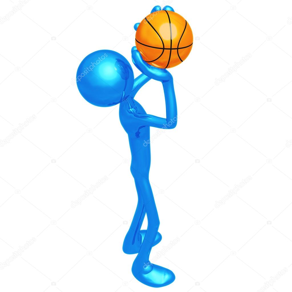 Basketball Free Throw Stock Illustration by ©LuMaxArt #12278301