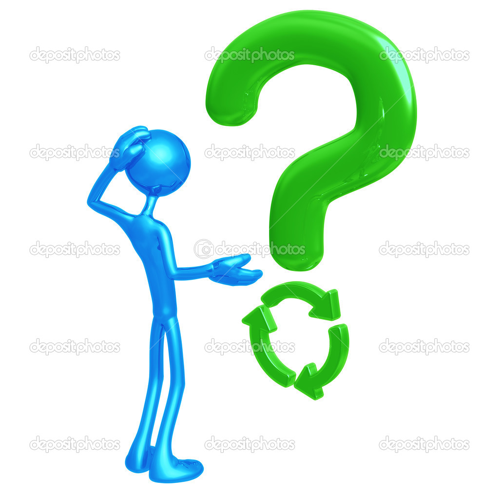 Recycling Question Stock Illustration by ©LuMaxArt #12278580