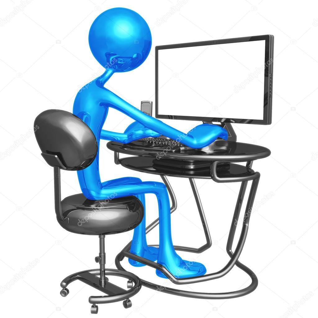 Poste de travail informatique — Photographie LuMaxArt © #12280708