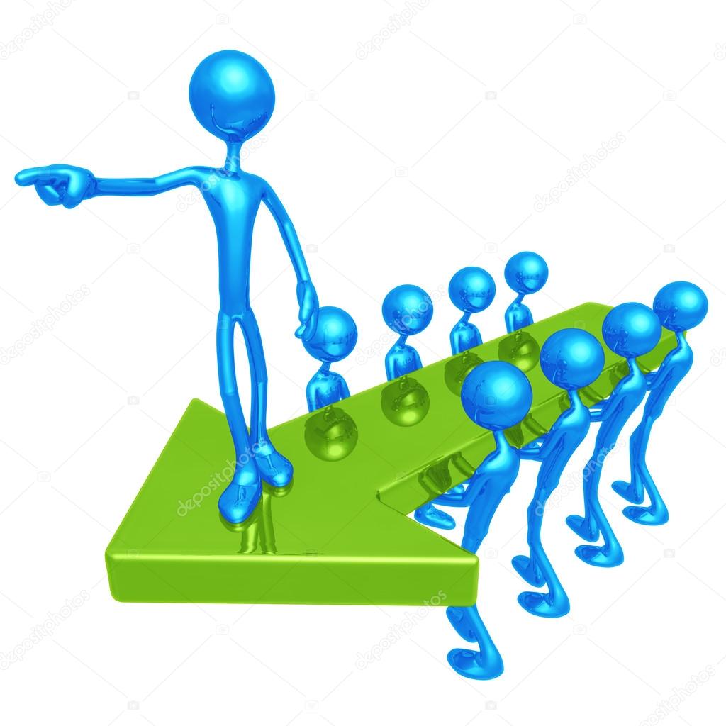 Guiding Arrow Leader — Stock Photo © LuMaxArt #12280718 Guiding Arrow Leader — Stock Photo © LuMaxArt #12280718