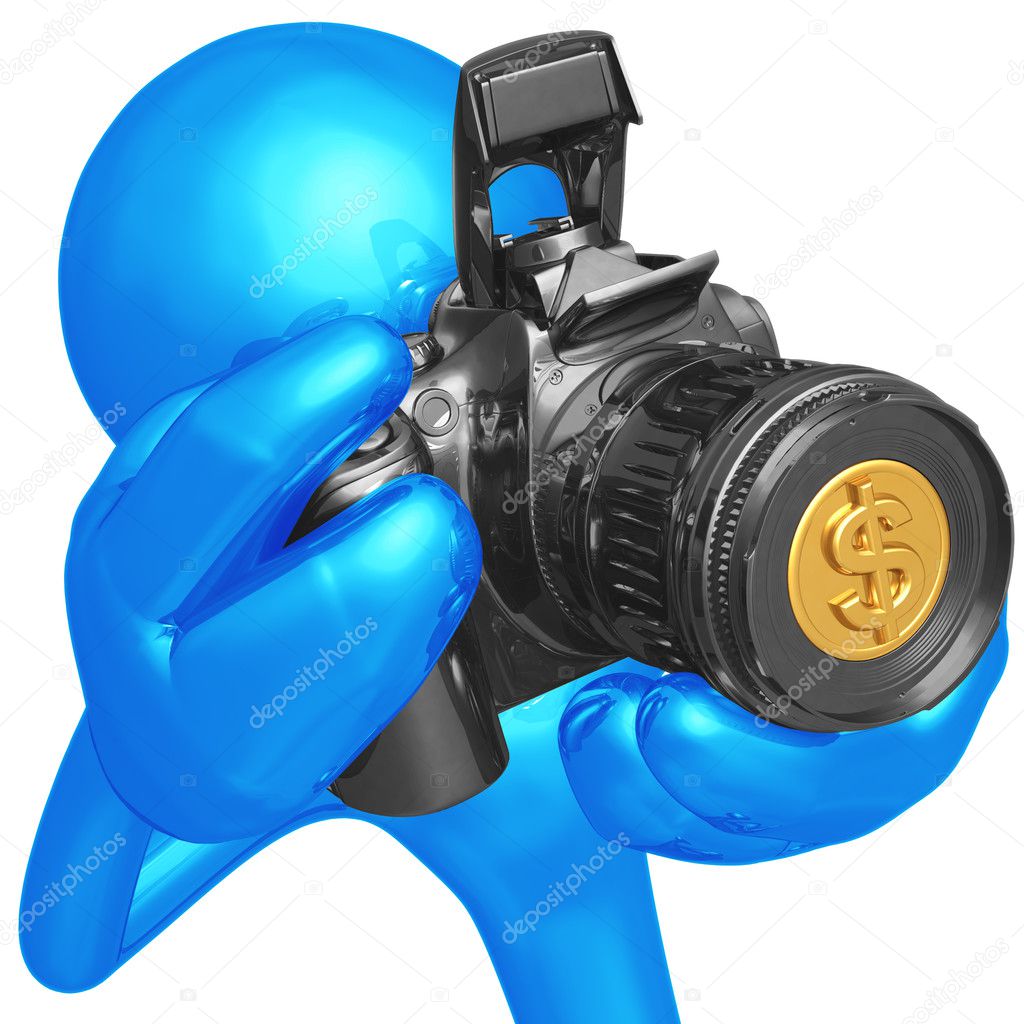 Camera With Coin Lens — Stock Photo © LuMaxArt #12296371