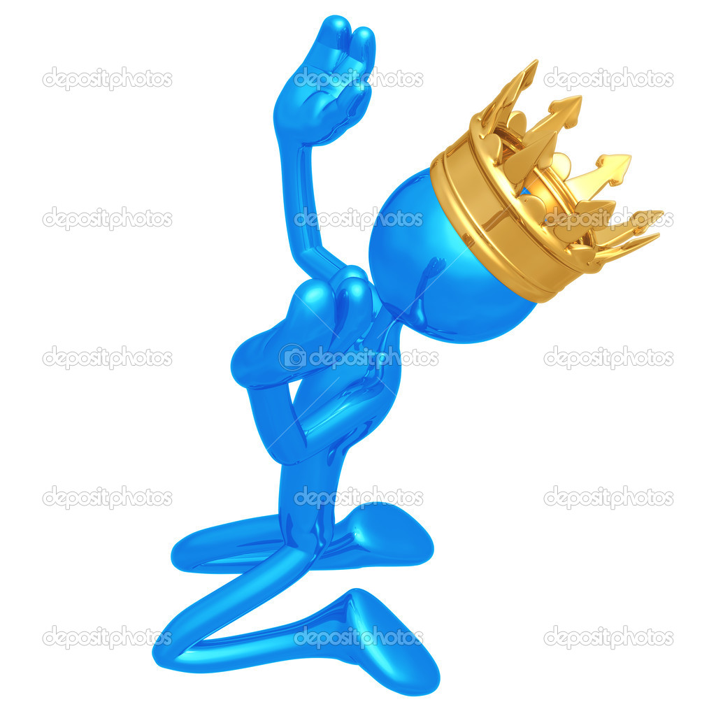 King Kneeling In Praise — Stock Photo © LuMaxArt #12344692
