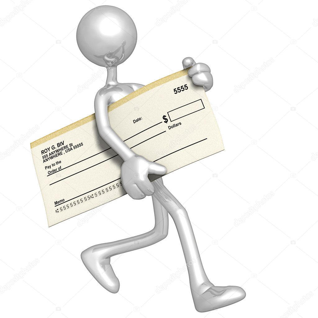 Carrying A Blank Check — Stock Photo © LuMaxArt #12353374