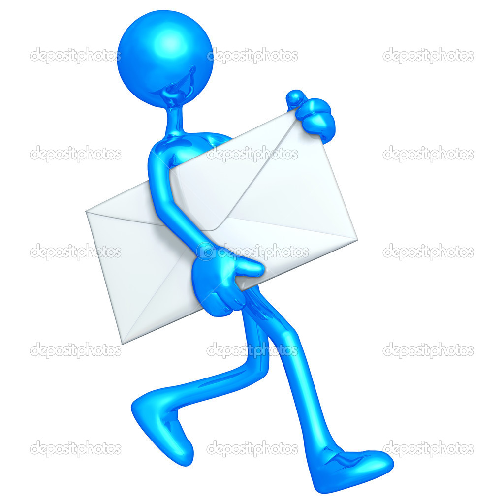 Holding A Letter — Stock Photo © LuMaxArt #12357801