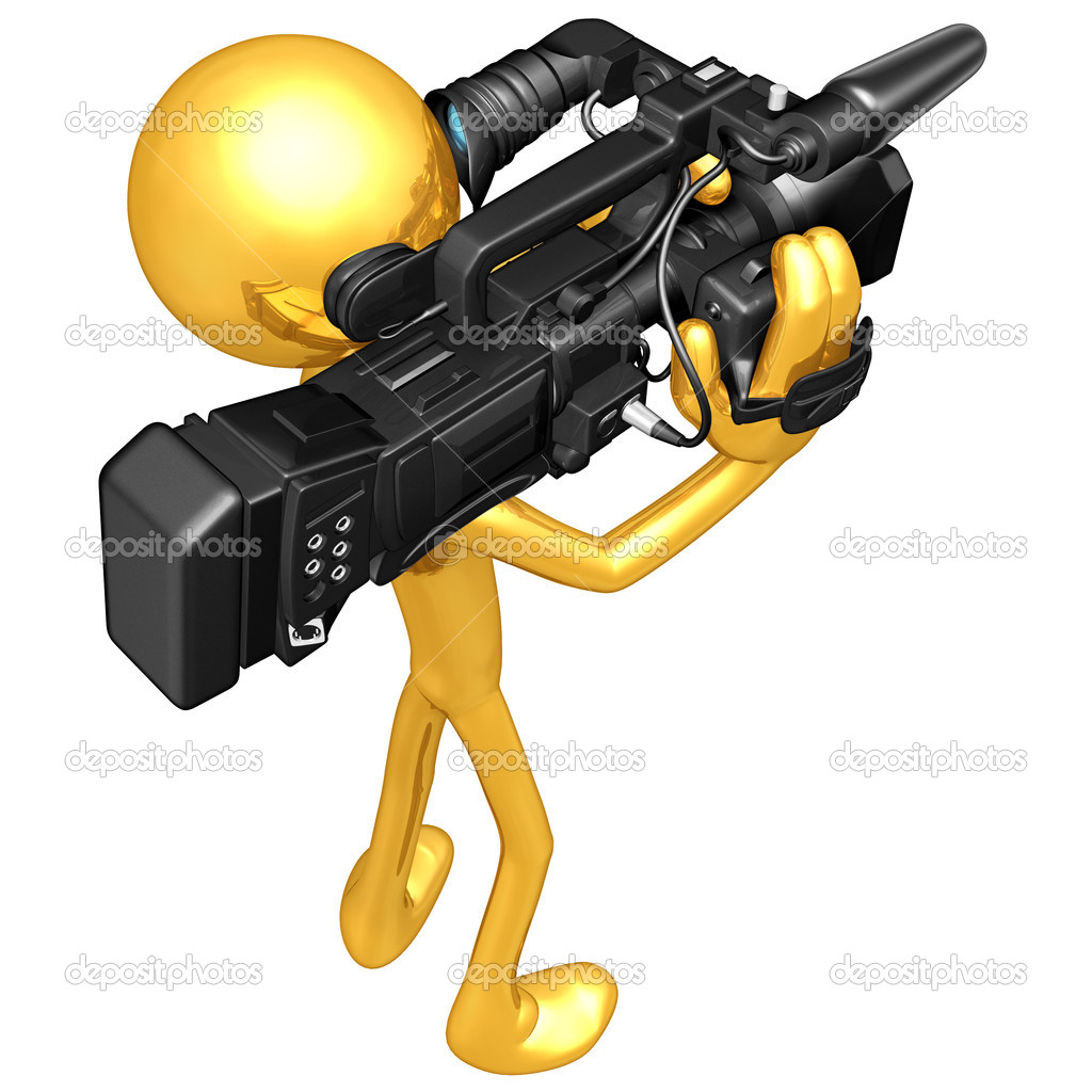 Cameraman — Stock Photo © LuMaxArt #12400412 Cameraman — Stock Photo © LuMaxArt #12400412