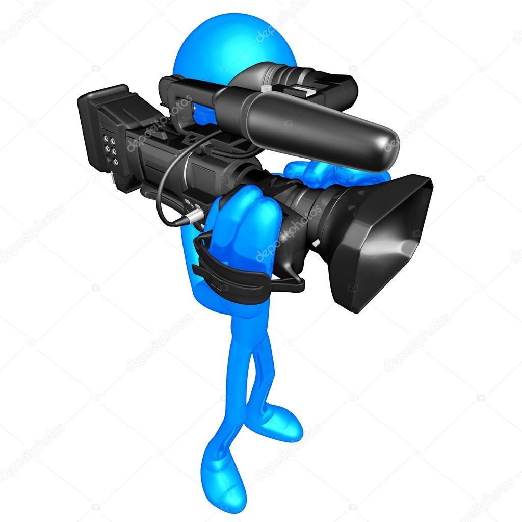 Cameraman — Stock Photo © LuMaxArt #12400426 Cameraman — Stock Photo © LuMaxArt #12400426