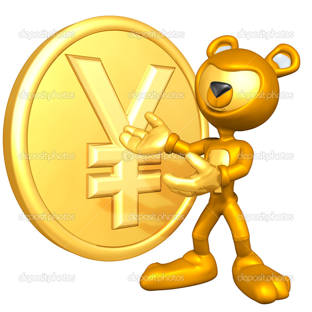 Gold guy with gold — Stock Photo © LuMaxArt #12408245