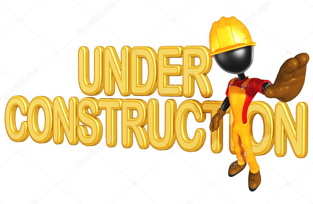 Under Construction Notice Stock Illustration by ©LuMaxArt #12408471
