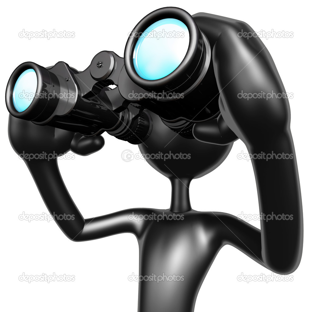 Using Binoculars — Stock Photo © LuMaxArt #12408715