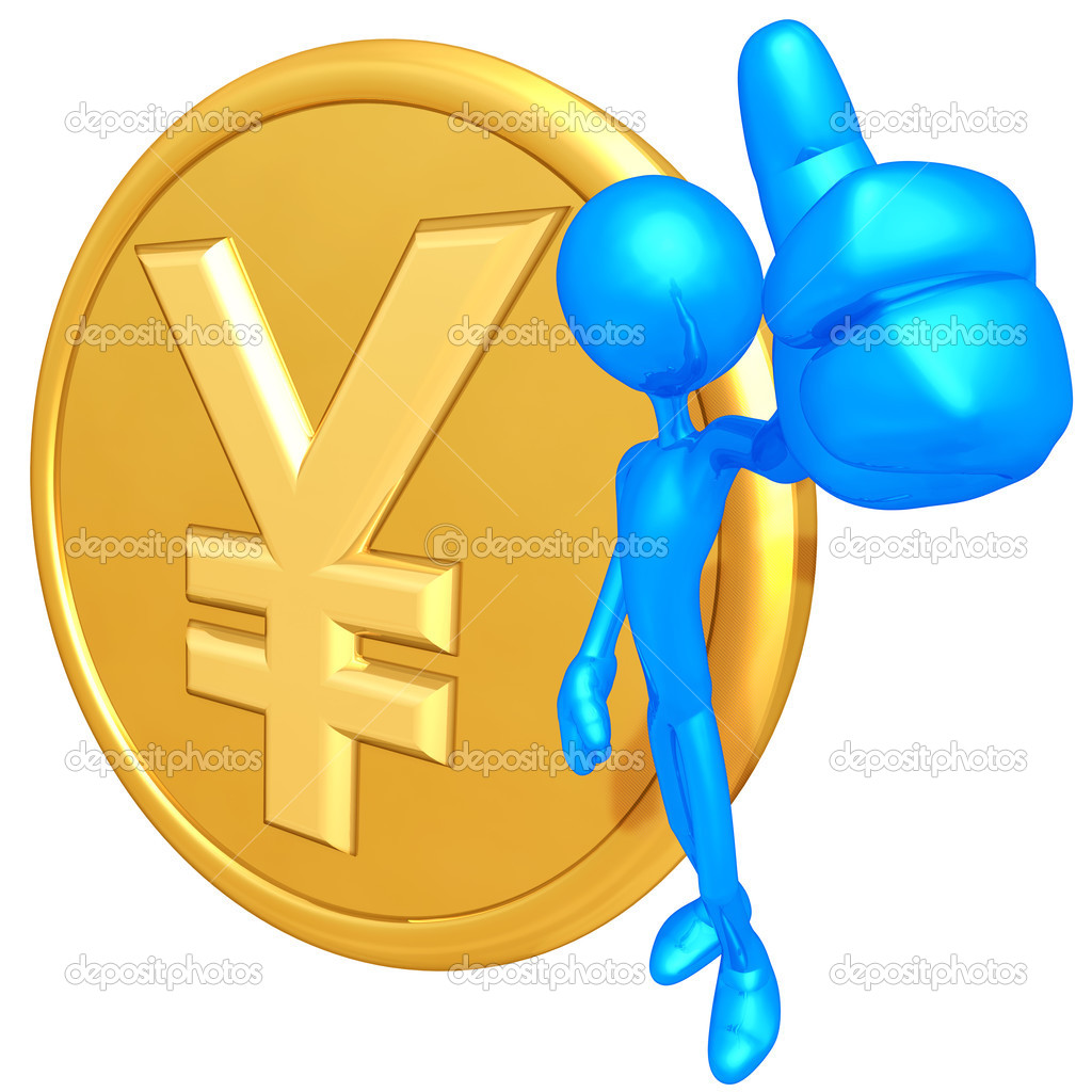 Gold coin thumbs up — Stock Photo © LuMaxArt #12408723