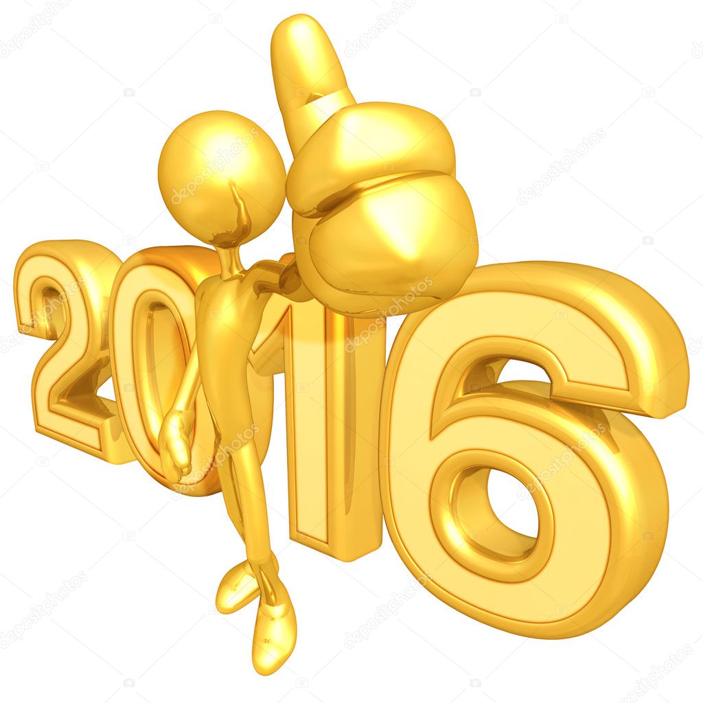 Happy new year golden 2016 — Stock Photo © LuMaxArt #40633709 Happy new year golden 2016 — Stock Photo © LuMaxArt #40633709
