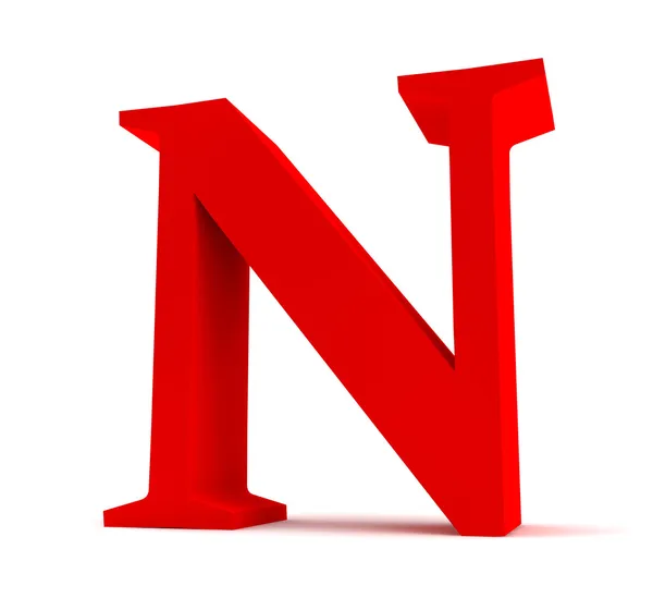 Red letter alphabet. — Stock Photo © Leitner #12342679