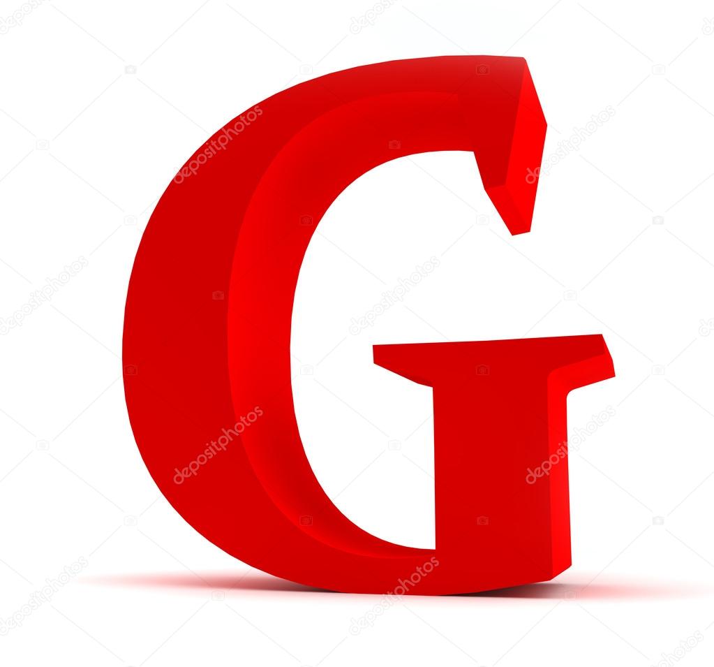 Letra roja alfabeto . — Foto de stock #12342715 © Leitner