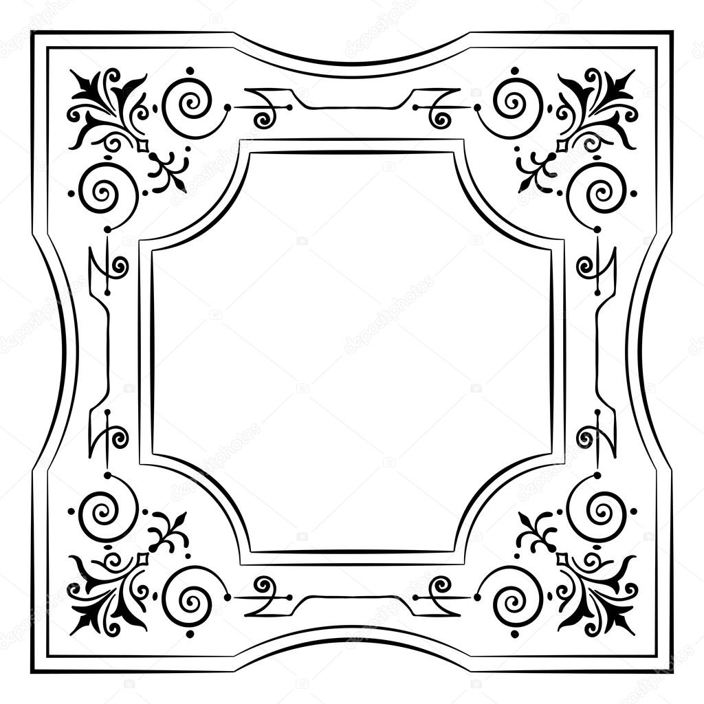 Simple Filigree Drawing