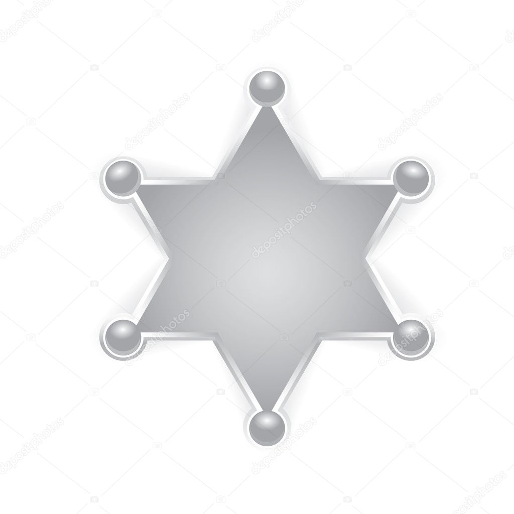 Blank Police Star