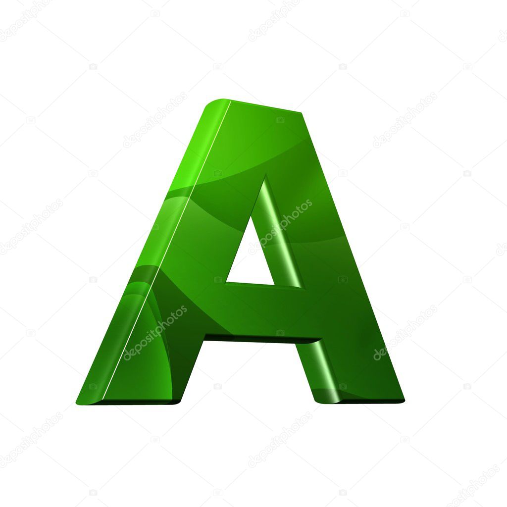 Green 3D font — Stock Photo © FroeMic #12214812
