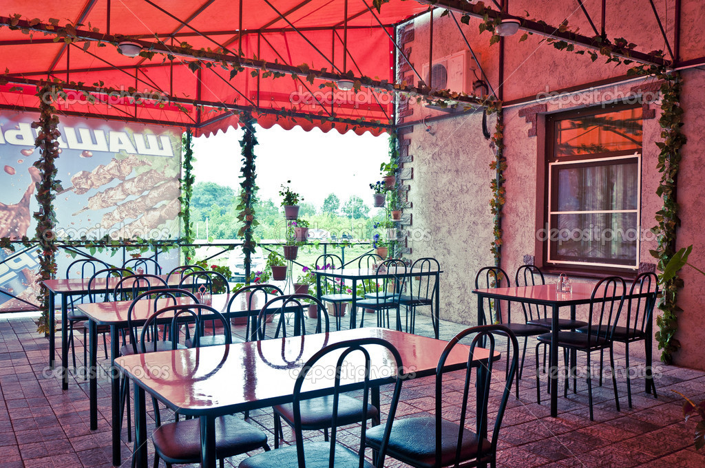 Summer transport cafe — Stock Photo © Mime #14070095