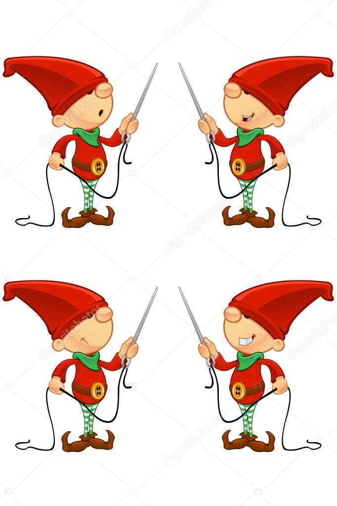 Red Elf Stock Vector Image by ©npr1977 #34898001