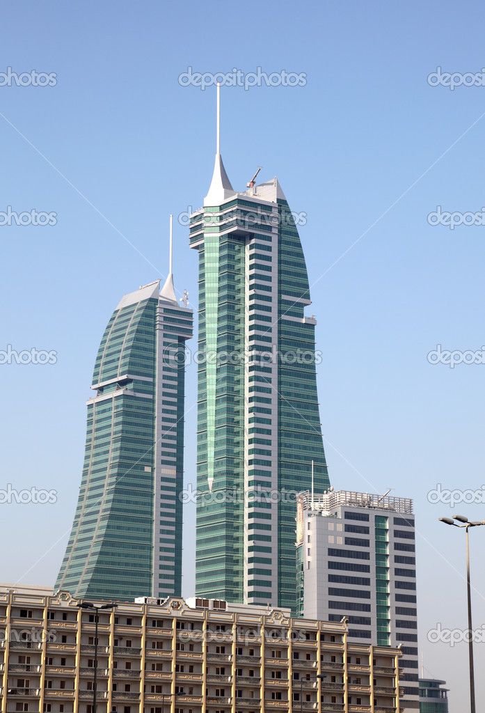 Bahrain Financial Harbour skyscrapers in Manama — Stock Photo © philipus #42262357