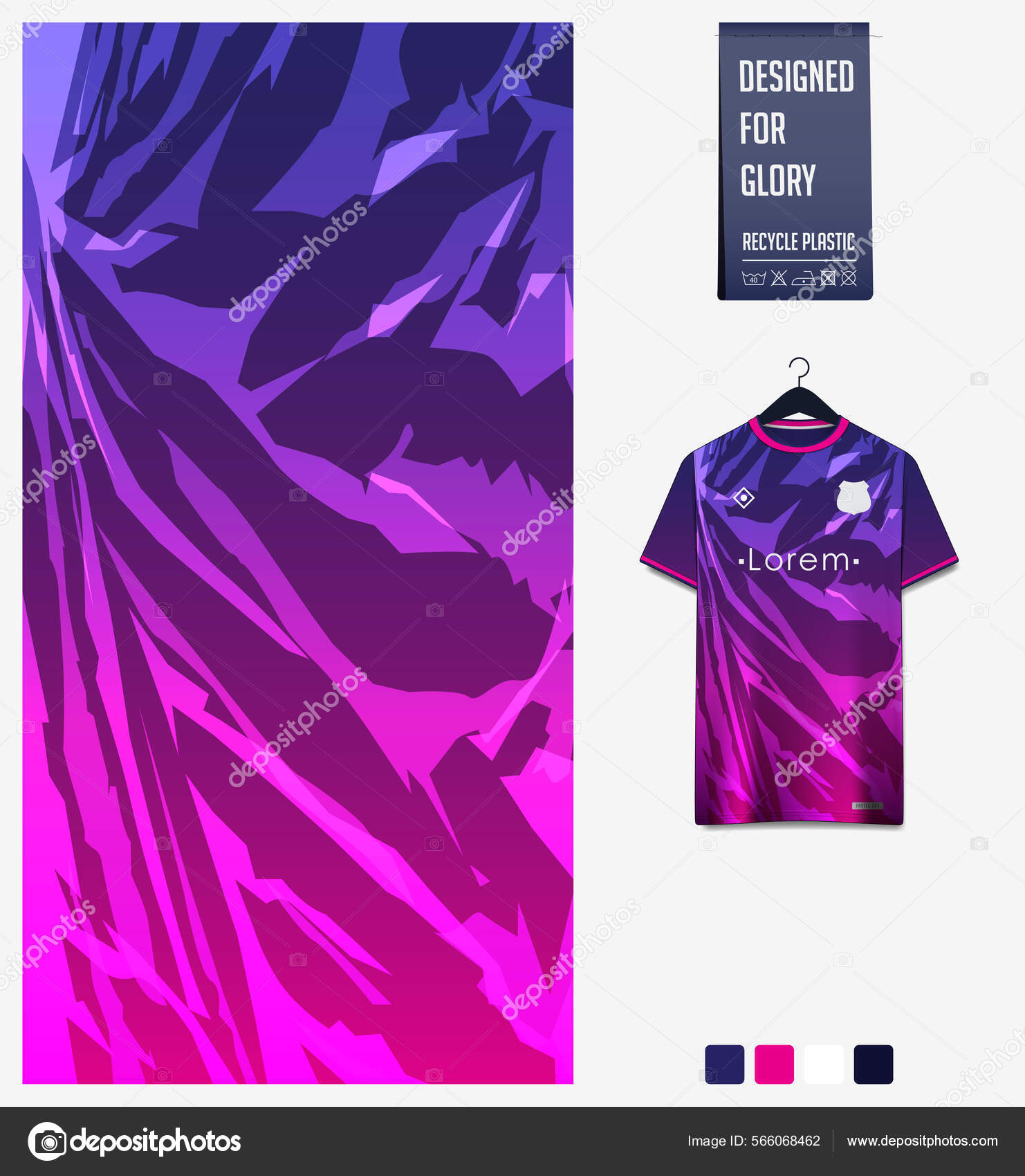 Soccer Jersey Pattern Design Scratch Stripe Pattern Violet Background ...