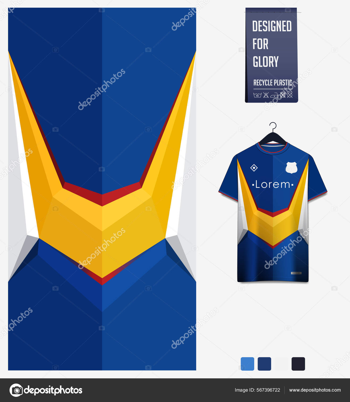 Soccer Jersey Pattern Design Futuristic Pattern Dark Blue Background ...