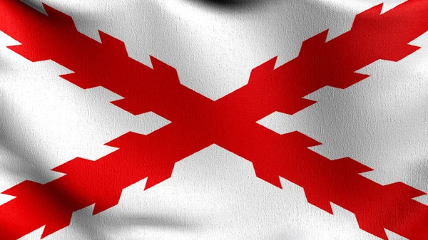 Celtic Cross Flag Blowing Wind Rendering Illustration Waving Sign Stock ...