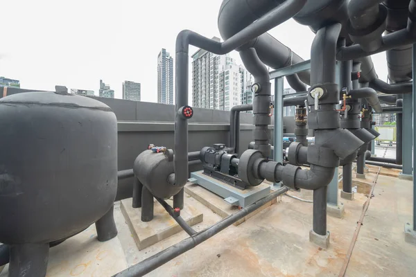 Industry Factory Chiller Tower Rooftop Building Fire Protection System ...