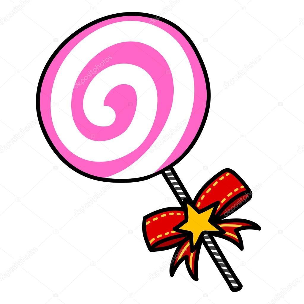 Christmas candy hand writing cartoon. — Vector stock © kanate #13474812