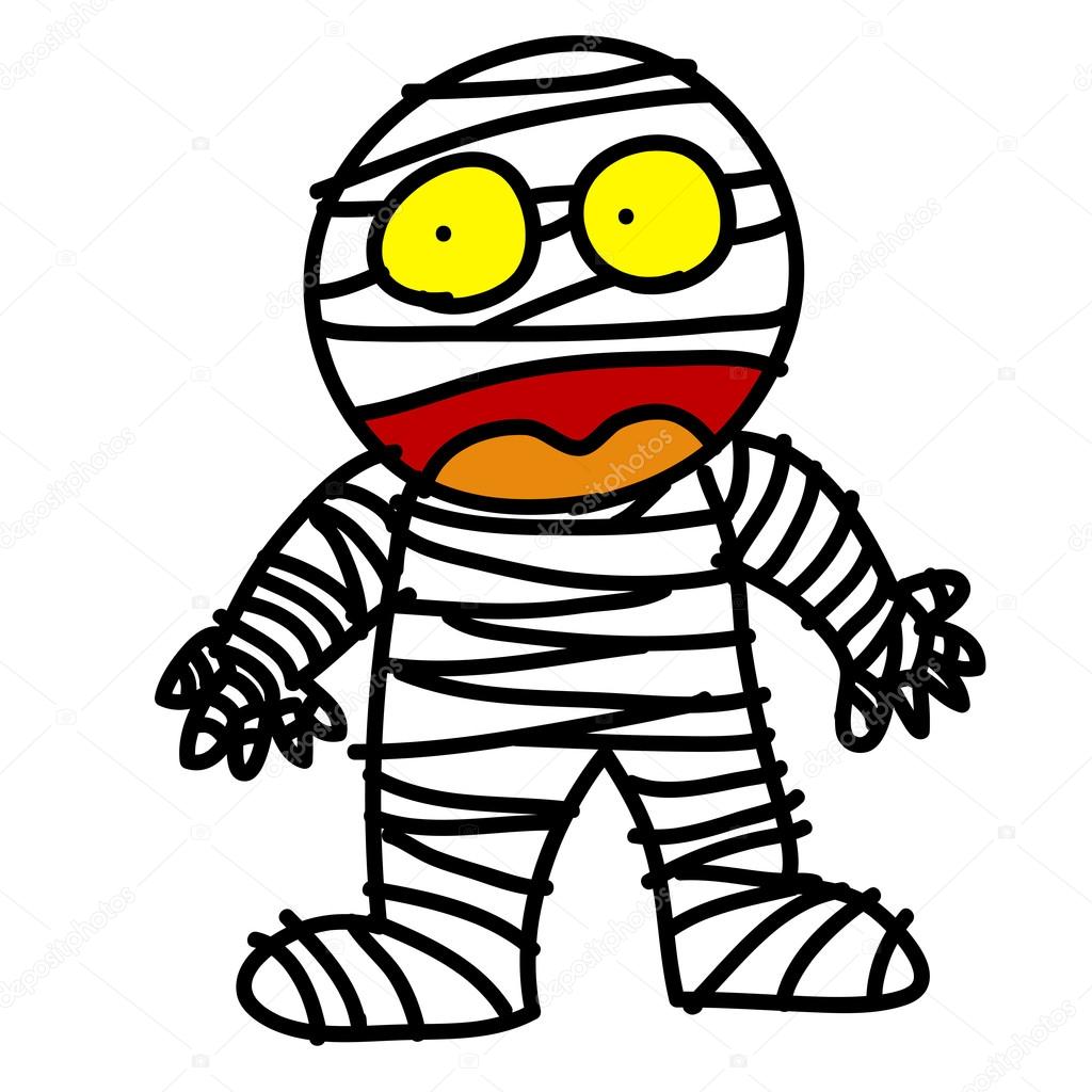 Dibujos animados de la momia — Vector de stock #13830284 — Depositphotos